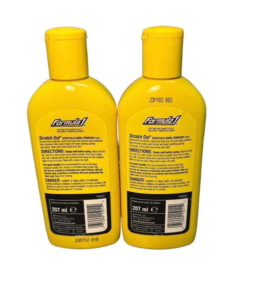 Formula 1 Scratch Out Liquid 7 Oz. 2 bottle Pack of 2