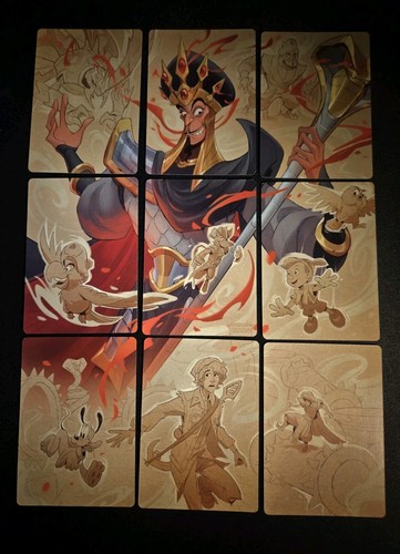 Disney Lorcana - Reign Of Jafar Puzzle Cards - Single 9 card puzzle | eBay