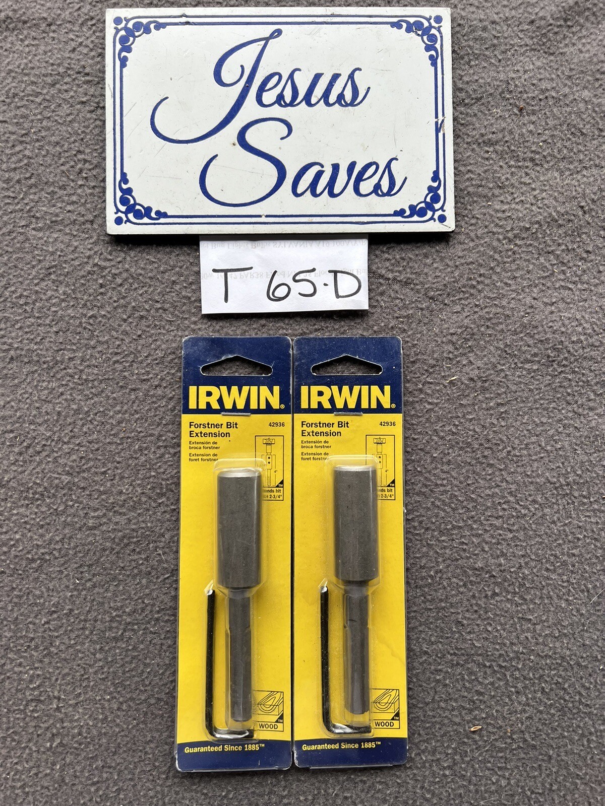 2 Irwin Tools 42936 4" Forstner Bit Extension TWO Bin T65d | eBay