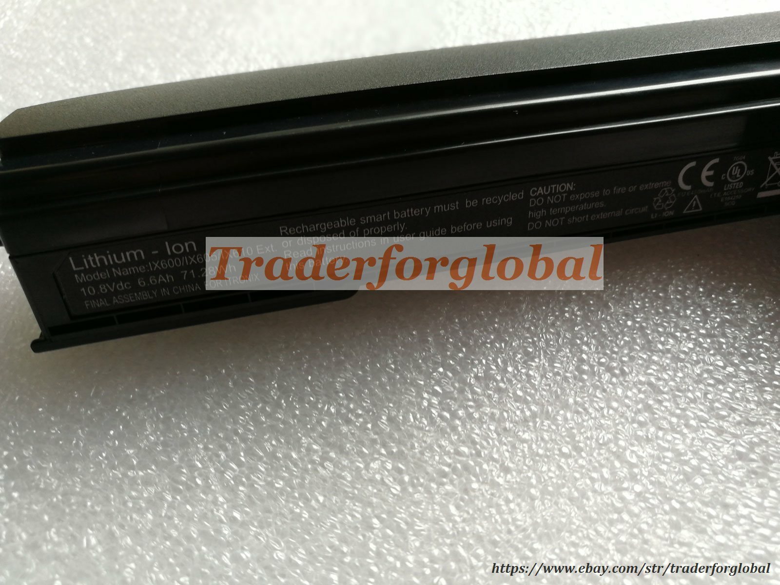 Genuine IX600 IX605 IX610 71.28Wh Battery For Itronix GoBook VR-1 VR-2 ...