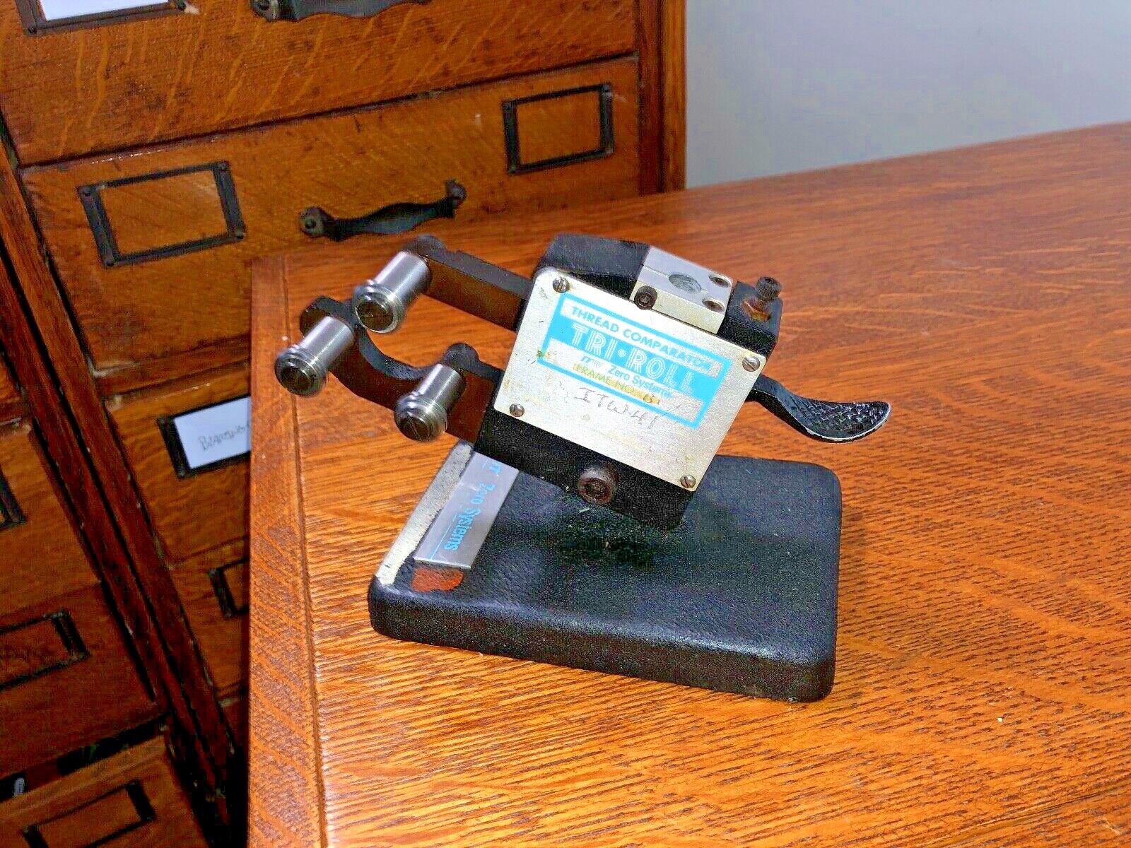 TRI ROLL ITW ZERO SYSTEMS THREAD COMPARATOR FRAME NO. 6 | eBay