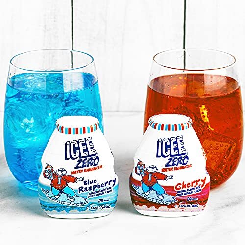 ICEE Zero Calorie Cherry Blue Raspberry Orange and Mango Liquid Water ...