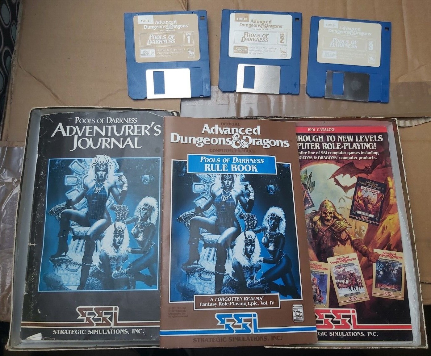 Advanced Dungeons & Dragons - Pools of Darkness Game Commodore Amiga | eBay