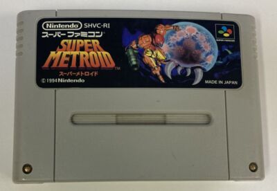 Nintendo Super Famicom SFC Super Metroid Japan Version Cartridge Only ...