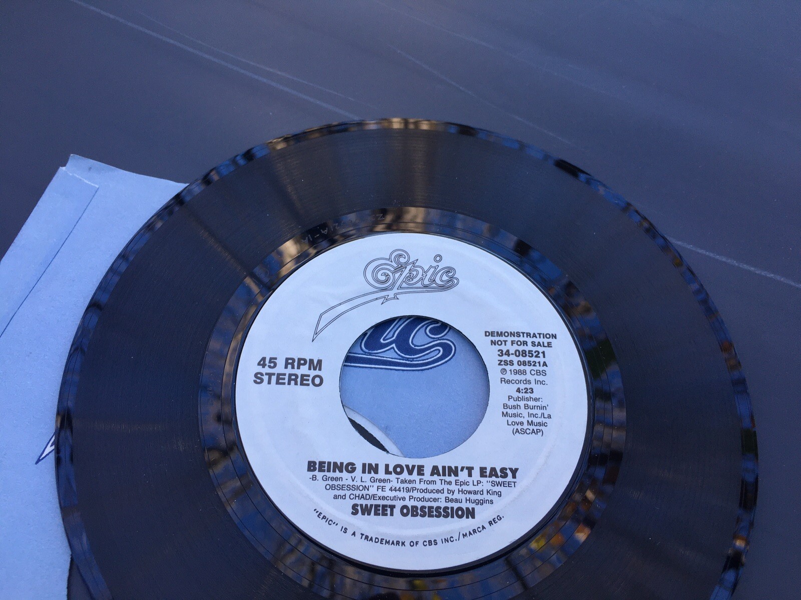 SWEET OBSESSION BEING IN LOVE AIN'T EASY PROMO 45 RPM VINYL 7 C8 | eBay