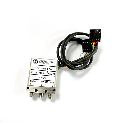 DOW-KEY 401KT-320832-2 DC-18GHZ 12V SMA SPDT RF switch NEW | eBay