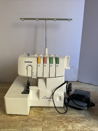 BROTHER LOCK 1034D 3/4 THREAD SERGER WITH DIFFERENTIAL FEED-WHITE ...
