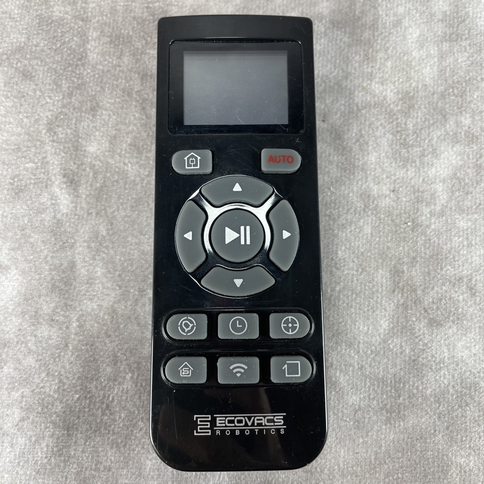 Ecovacs Robotics RC1507 Black Remote Control For Deebot Vacuum Cleaner ...