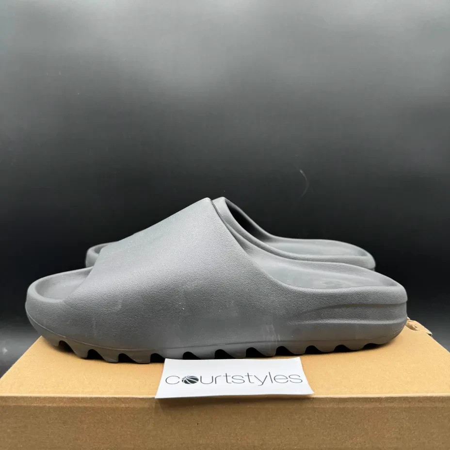 Size 14 adidas Yeezy Slide Onyx HQ6448 Authentic Mens Clean with ...