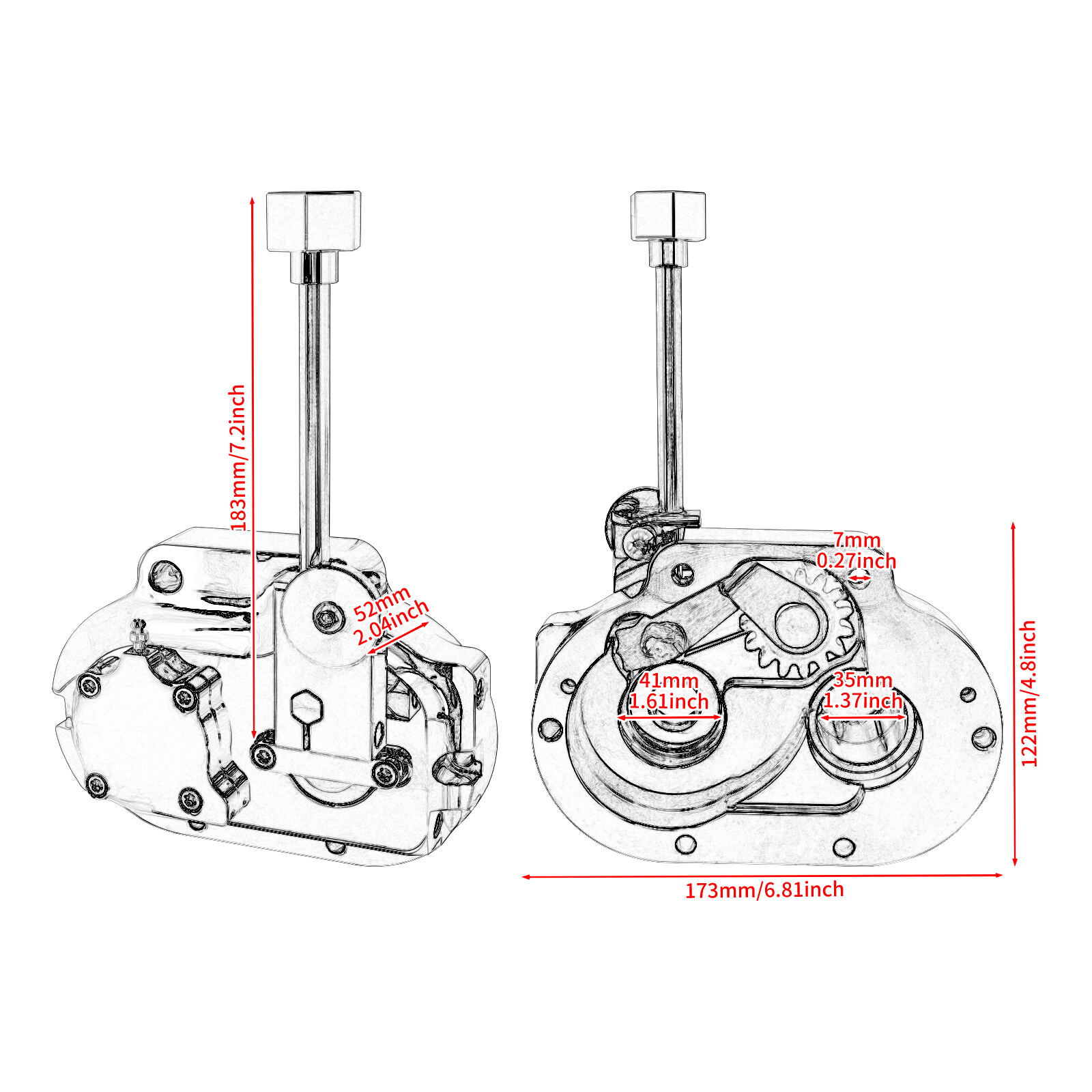 Reverse Gear Kit Gearbox Clutch Rod Fit For Harley Touring Models 14 ...
