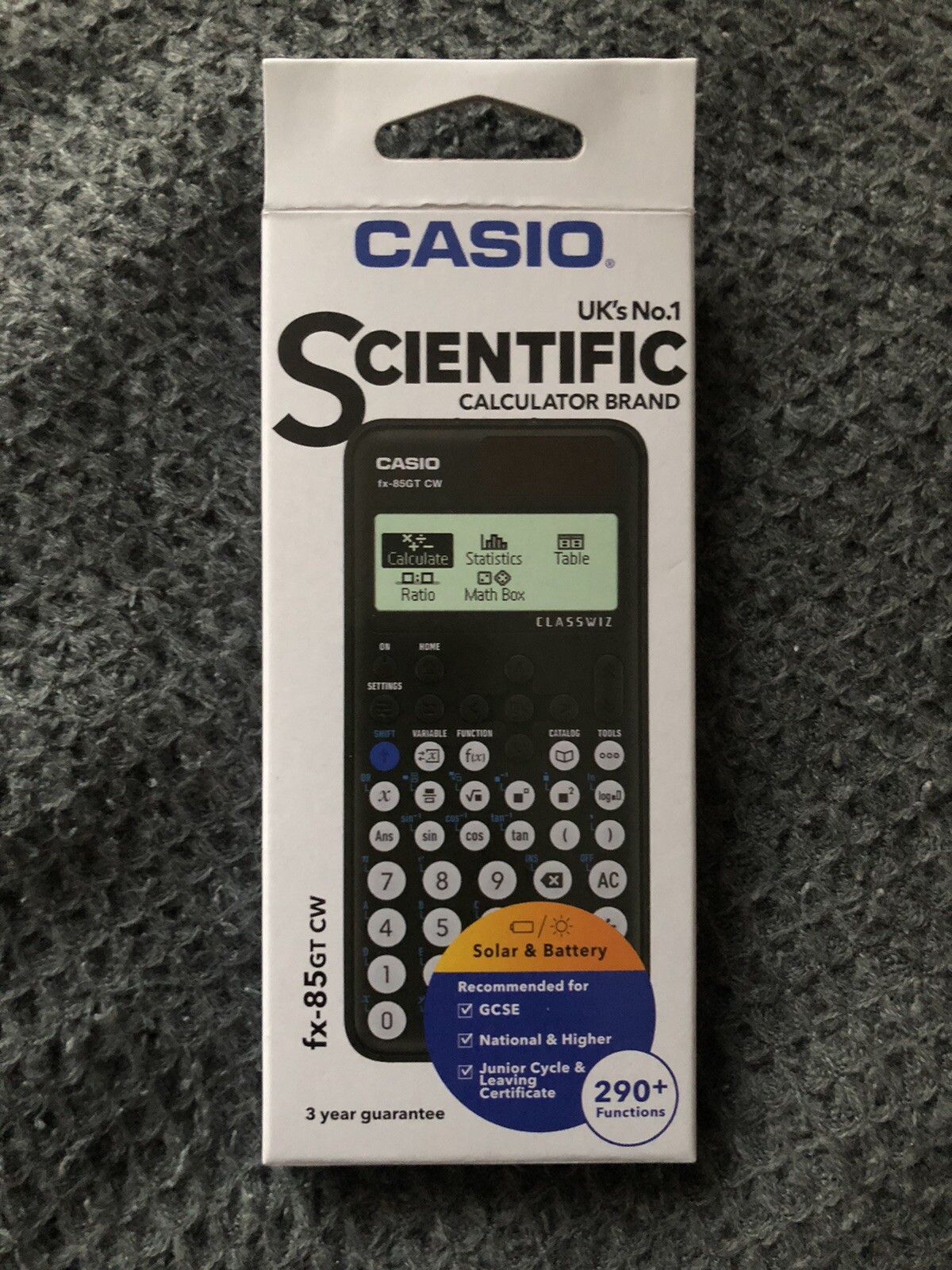Casio FX-85GT CW Scientific Calculator BRAND NEW / SEALED FX-85GTCW ...