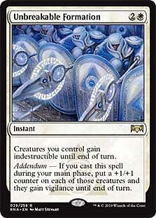 Unbreakable Formation Ravnica Allegiance PLD White Rare MAGIC CARD ...