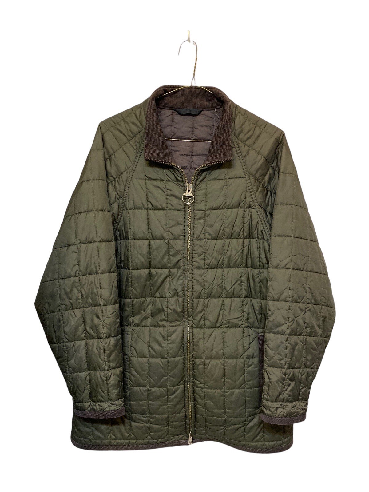 Barbour Allendale Quilted Jacket High Neck Green Coat… - Gem