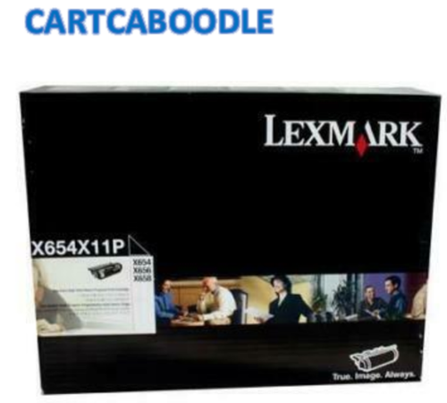 Genuine Lexmark X654X11P Extra High Yield Black Toner - for X654 X656 ...