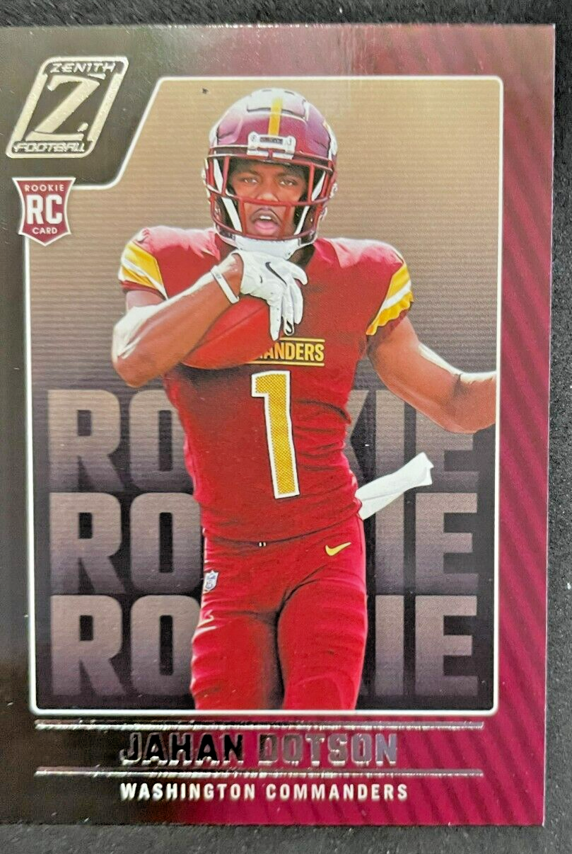 2022 Panini Zenith Jahan Dotson Rookie Card Rc Card Washington