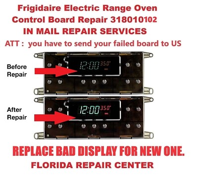 Frigidaire Kenmore Oven Control Board 318010102 "DISPLAY REPLACEMENTS ...
