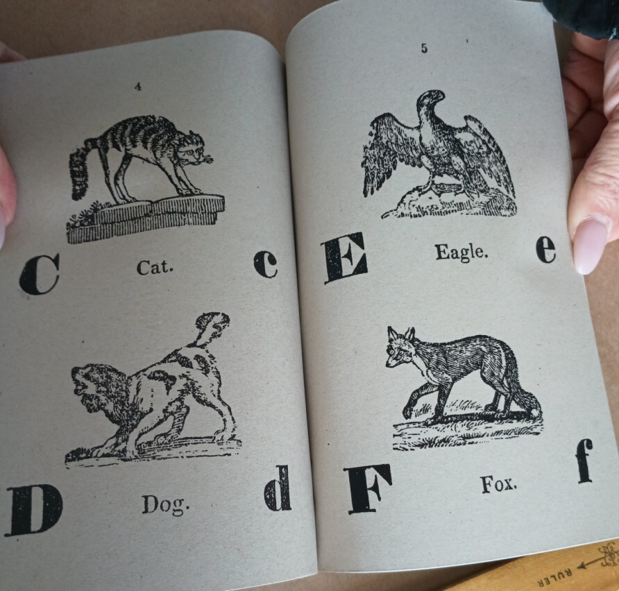 Oliver Spafford (1850) No 6 The Picture Alphabet Erie PA * Animals ABC ...