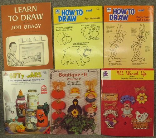 Lot Of 6 How To Draw and Craft Magazines Vintage | eBay