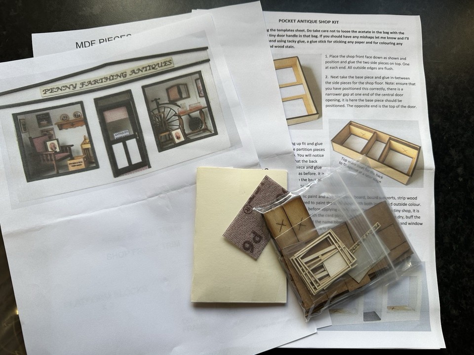 Jane Harrop Penny Farthing Antiques Shop Kit | eBay UK