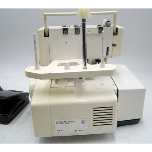 Elna Elnita Lock T3 Serger Sewing Machine W/Foot Pedal | eBay
