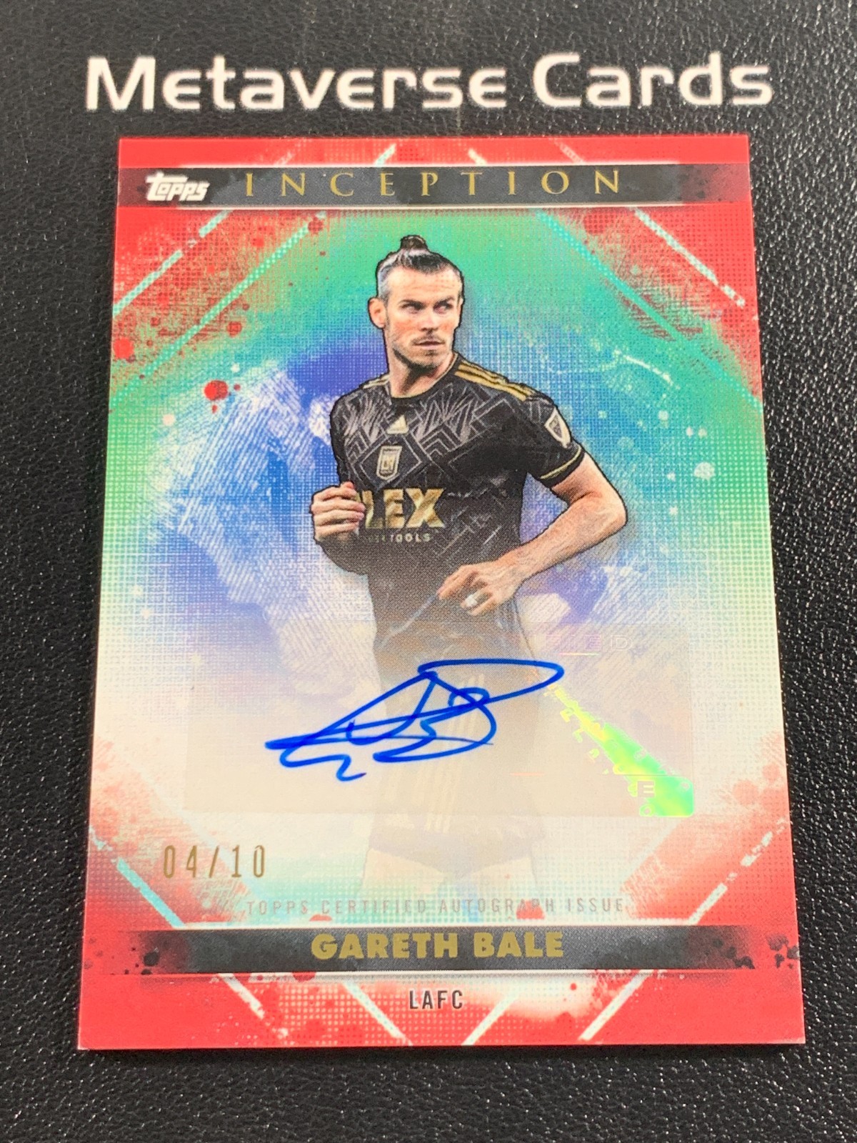 2025 Topps Inception MLS #8A Gareth Bale Red Parallel Auto 04/10 SSP ...