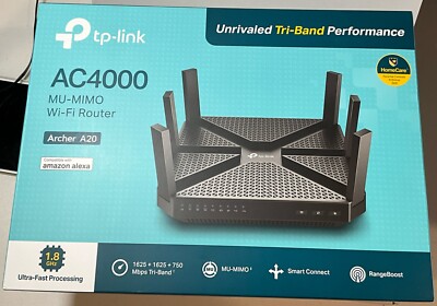 TP-LINK Archer AC4000 Tri-Band Wi-Fi 5 Router - C4000 845973081423| eBay