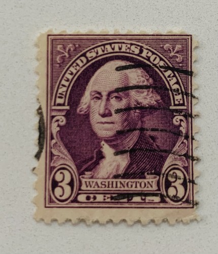 1932 Vintage Rare US 3 Cent George Washington Stamp | Purple / Violet ...
