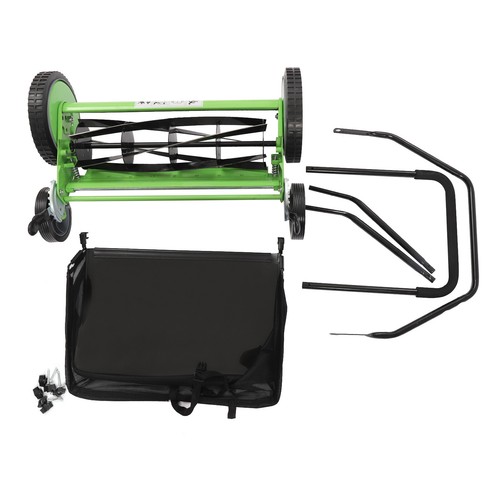 20" Lawn Mower Grass Cutter Machine with Collection BoxPush Reel Mower ...