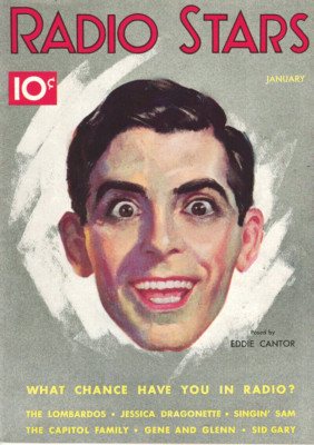 RADIO STARS Magazine January 1933 Eddie Cantor Cover Lombardos Gene and ...