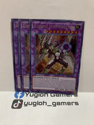 Yugioh Elemental Hero Nebula Neos Limited Edition Secret Light Played ...