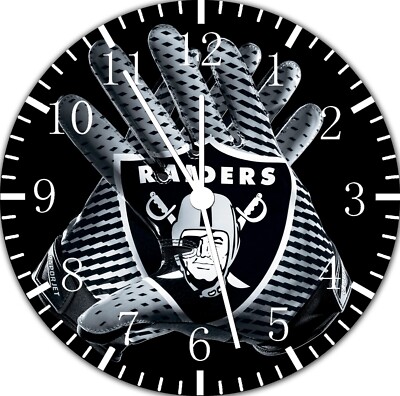 Las Vegas Raiders Wall Clock F62 Personalized option with adding names ...