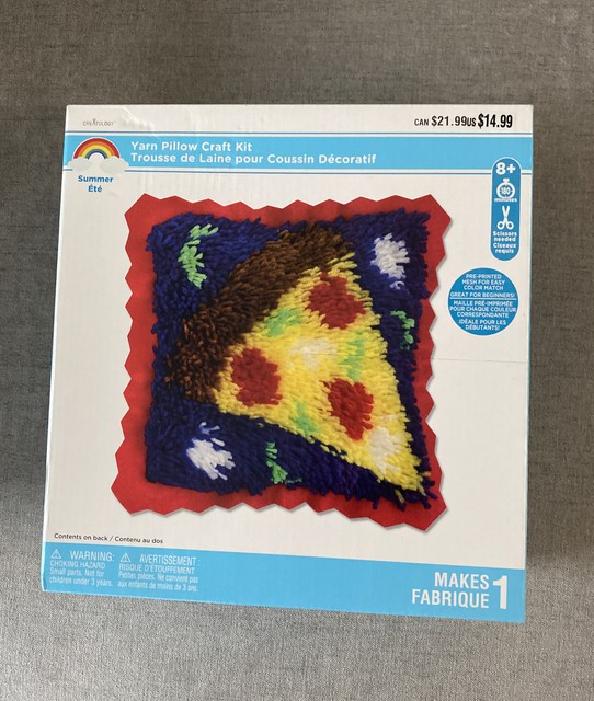 Creatology Summer Yarn Pillow Craft Kit - Latch Hook - for sale online ...