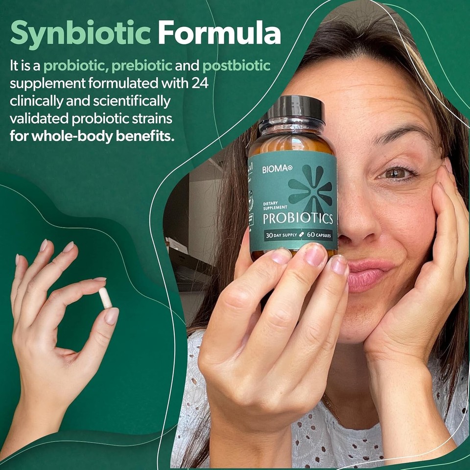 3Pack Bioma Probiotics for Digestive Health 3 In 1 Gut Health Probiotic ...