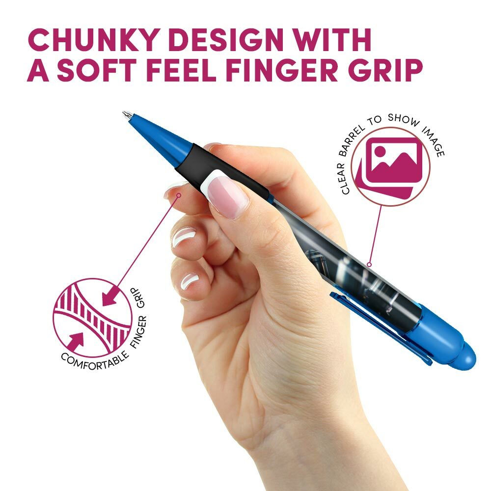 Blue Ballpoint Pen - Laboratory Microscope Science Lab #45492 | eBay