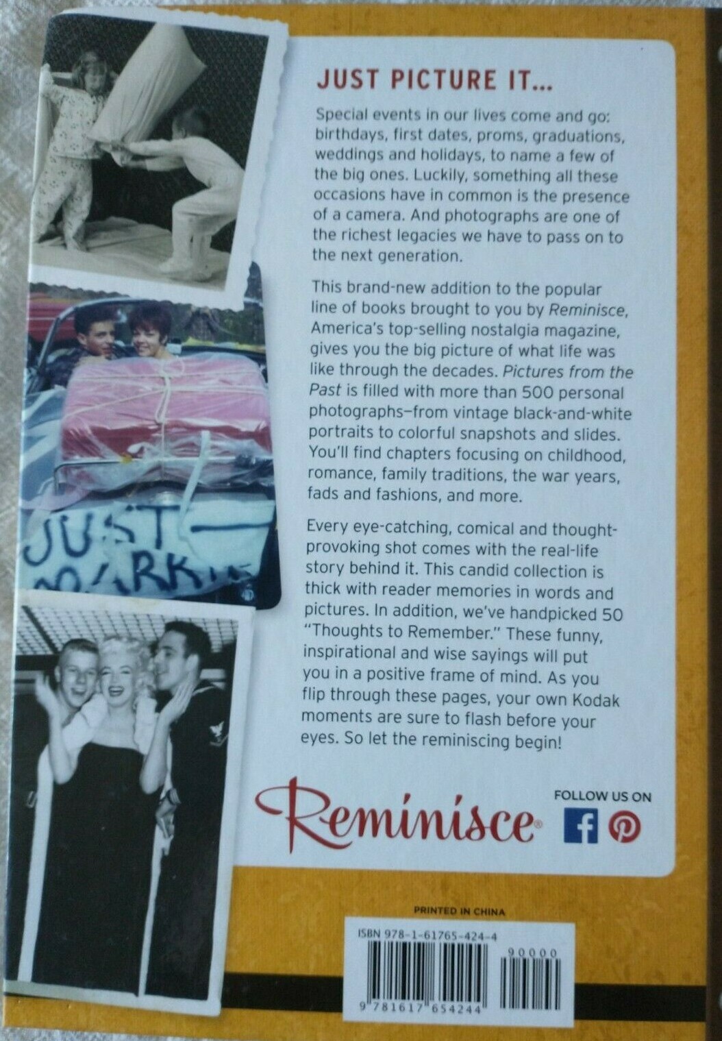 Reminisce Pictures From The Past - Memories, Milestones, And Everyday ...