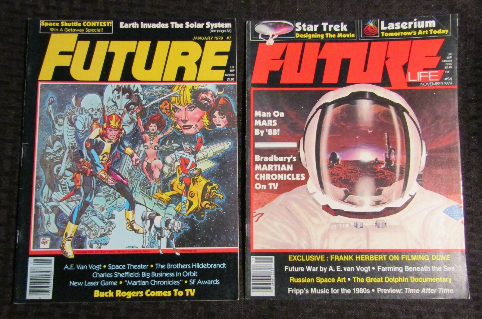 1979 FUTURE LIFE Magazine #7 FN+ #14 FN Gil Kane Star Hawks / Ray ...