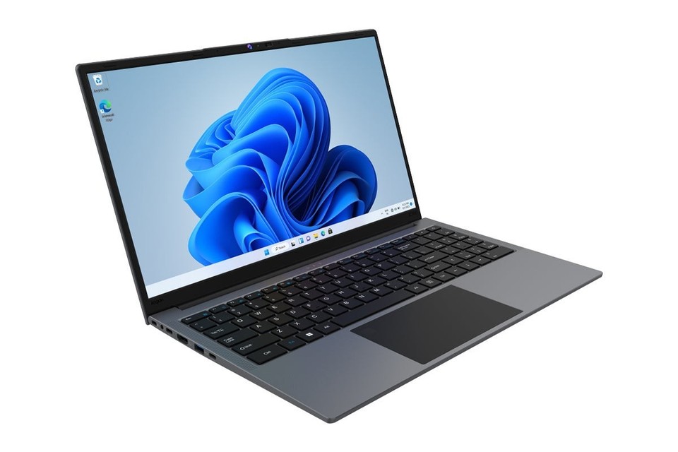 Kogan Atlas E700 15.6" USB-C Laptop with Windows 11 Pro (128GB), Black ...