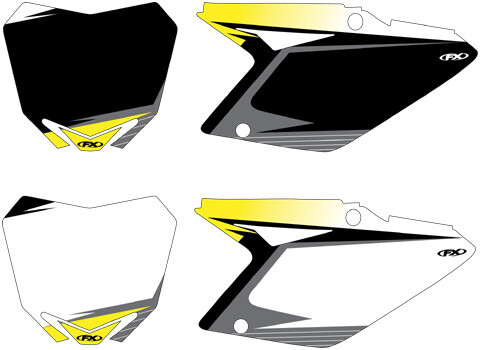 FACTORY EFFEX FX 2015 GRAPHIC PRE-CUT NUMBERPLATE BACKGROUNDS 12-64420 ...