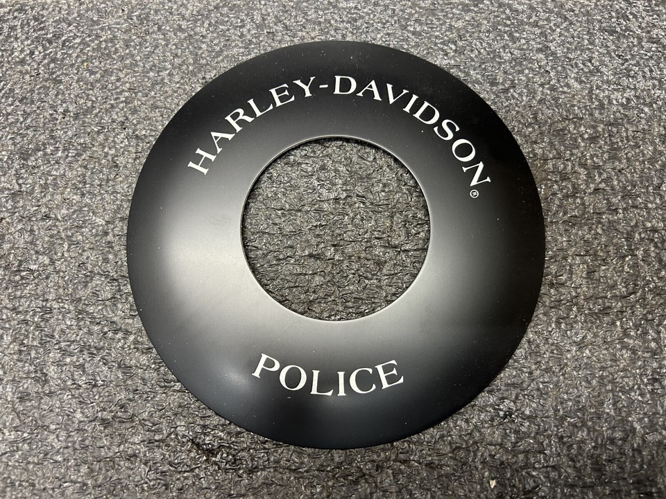 Genuine Harley Davidson Police Air Cleaner Insert Badge Emblem ...