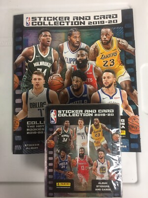 2019-20 PANINI NBA STICKER BOOK ALBUM w/50 PACK BOX ZION MORANT RJ RUI ...
