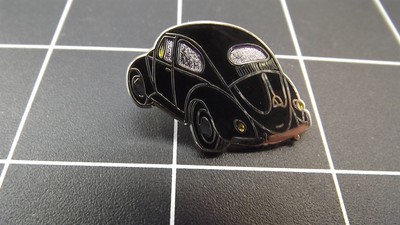 BRAND NEW Lapel Pin VW VOLKSWAGEN "BLACK BUG" ENAMELED LIFETIME ...