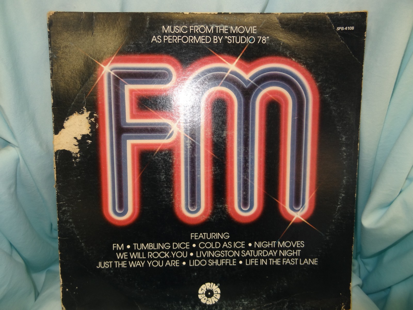 MUSIC ALBUM FROM THE MOVIE FM **ALBUM & ORIGINAL COVER** STUDIO 78 ...