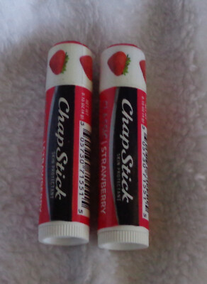 New ChapStick Lip Balm Strawberry (2) 0.15oz | eBay