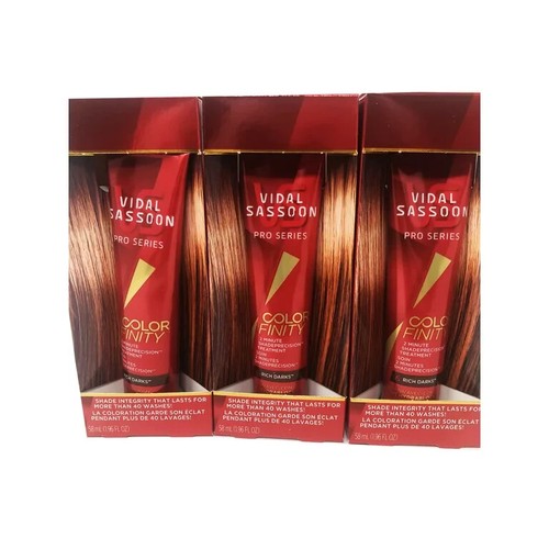 VIDAL SASSOON PRO Series COLOR FINITY RICH DARK'S 3 BOXES PER ORDER | eBay