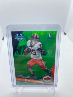 2023 Bowman U Chrome Jaden Bray Green Refractor 1st Prospect SP /99 ...