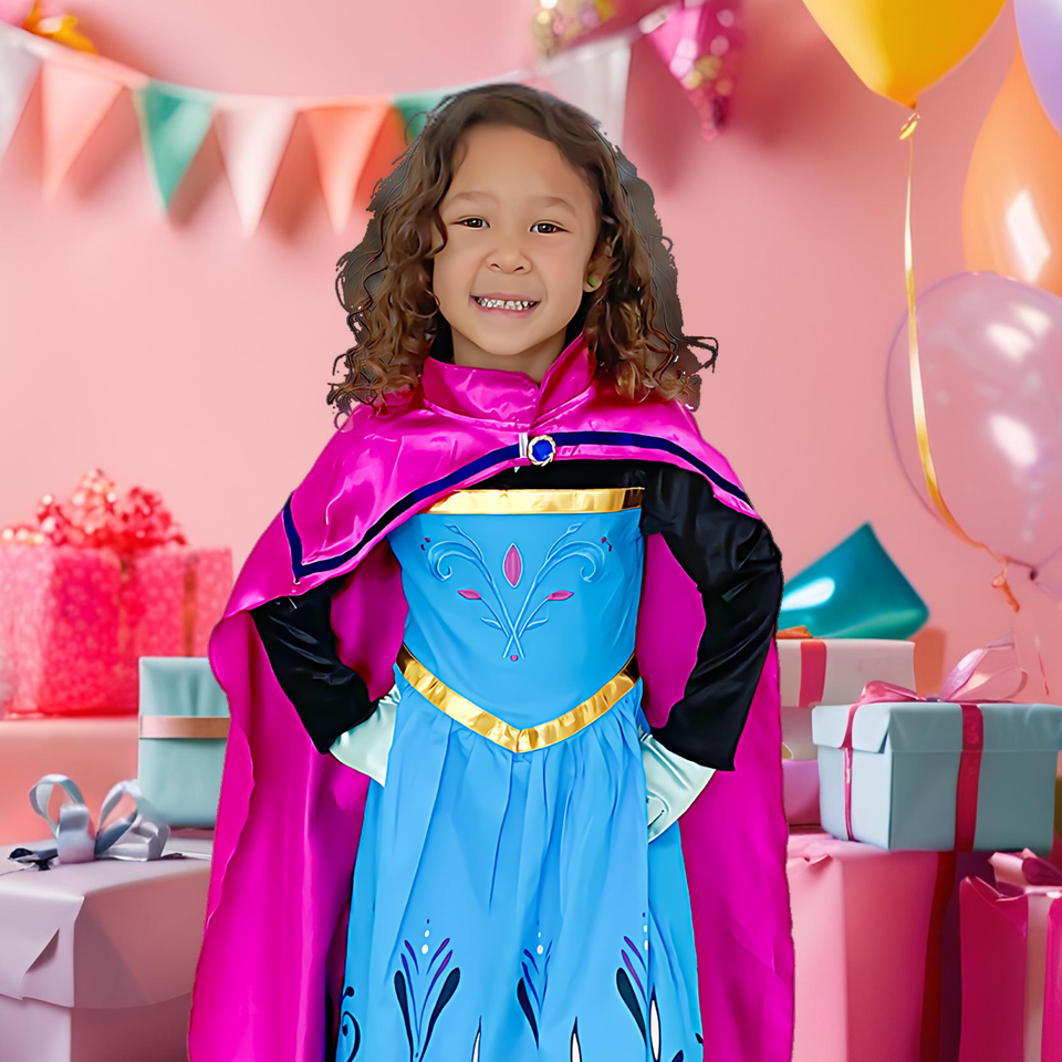 Elsa Coronation Dress Girls Birthday Party ELSA Costume Set - Quick ...
