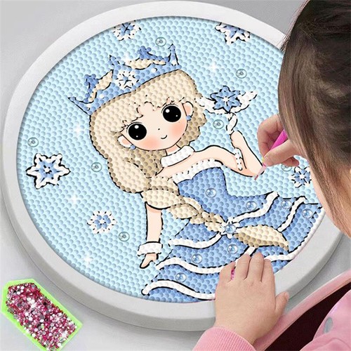 Manual Puzzle Princess Puzzle Painting With Frame Kids DIY Toys Room ...
