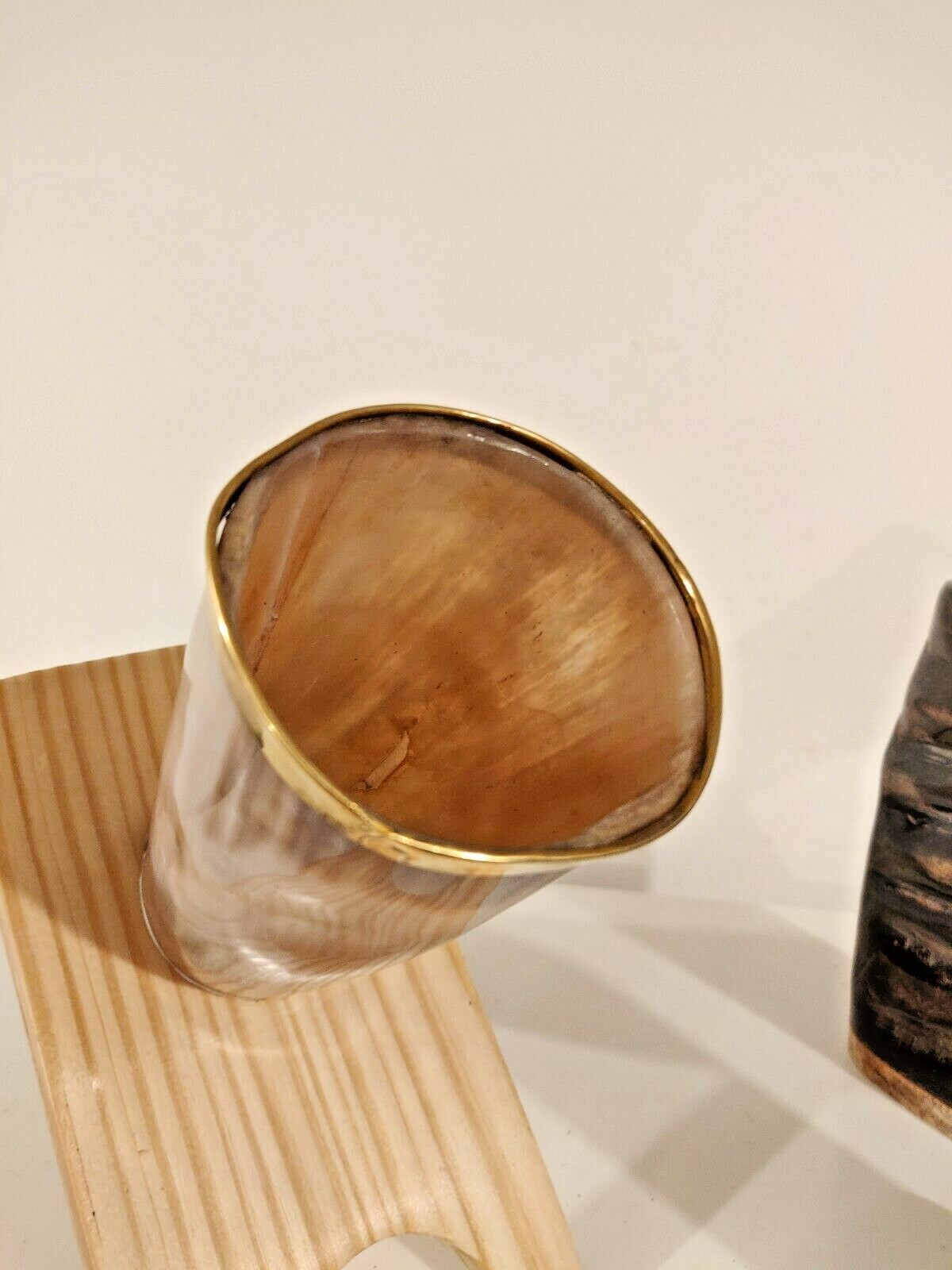 Scratch and Dent - Handmade Real Horn Mugs/Cups, Viking Drinking Horns ...