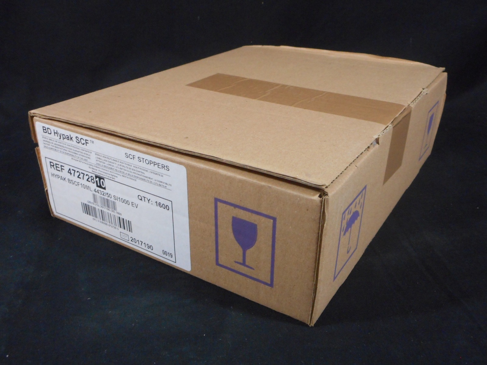 BD HYPAK SCF 10ml 4432/50 Si1000 EV Sterile Stoppers 47272810 () for ...