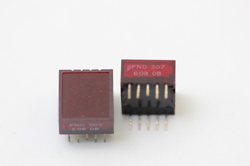 FND507 FAIRCHILD SEM. 7 SEG NUMERIC LED DISPLAY NOS 1PC. C573U16F310816 ...